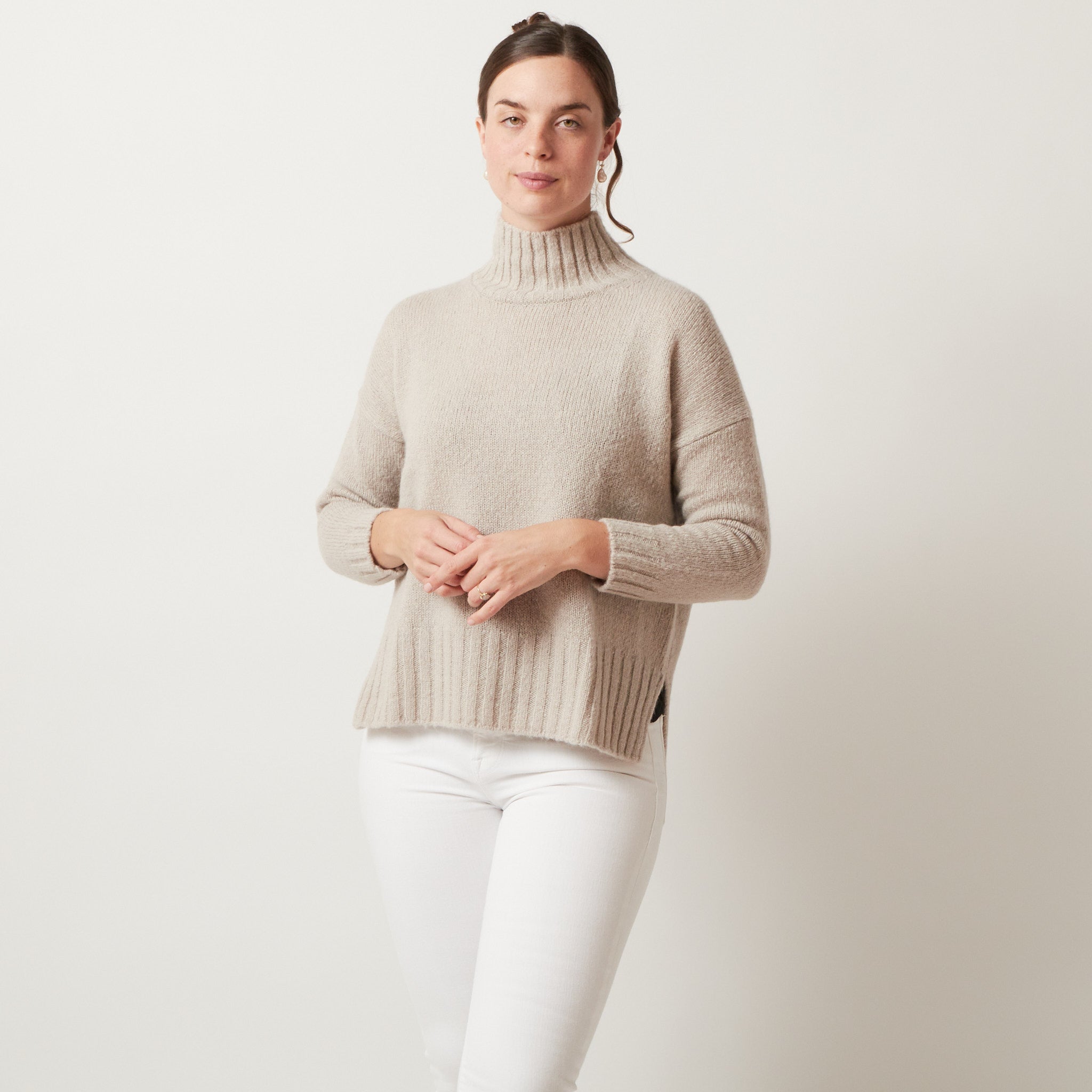Evam Eva Raised Neck Pullover – Atlantic Nantucket